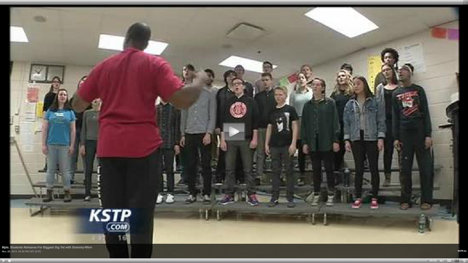 KSTP News: Mpls. Students Rehearse for Biggest Gig Yet with Grammy ...
